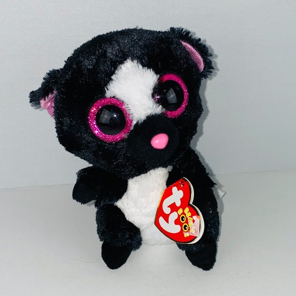 Ty | Toys | Ty Boos Floral Black White Skunk Kids Beanie Plush Animal ...